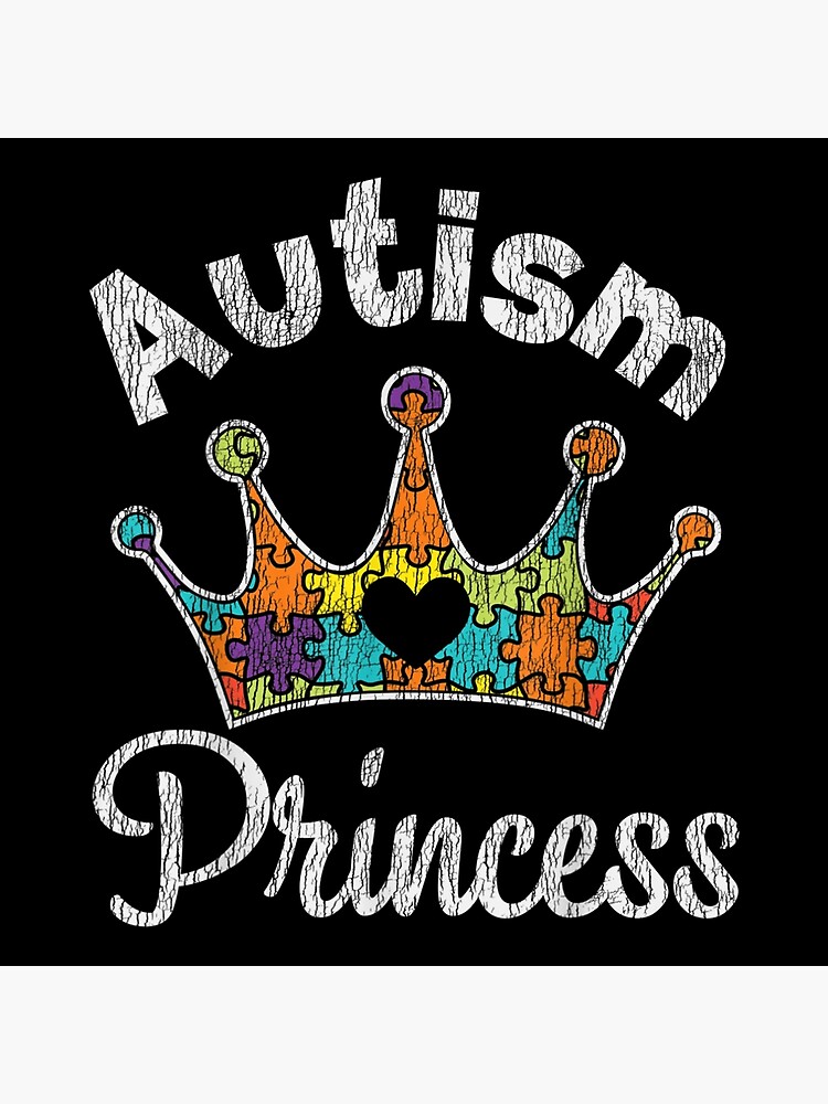"Autism Princess Daughter Family Autistic Kids Awareness Girl" Poster ...