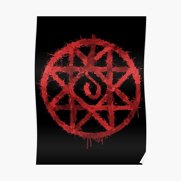 "Fullmetal Alchemist - Blood Rune " Poster for Sale by PhillipJo84306 ...