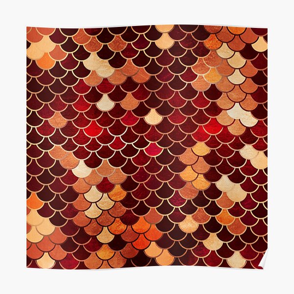 "Gold Chainmail texture" Poster for Sale by GabrielMadrasse | Redbubble