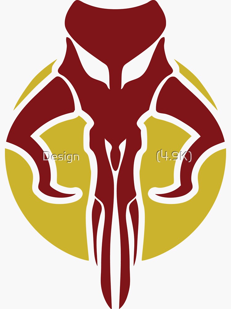 "Mando Mythosaur Skull Sticker" Sticker for Sale by Design-Refresh ...
