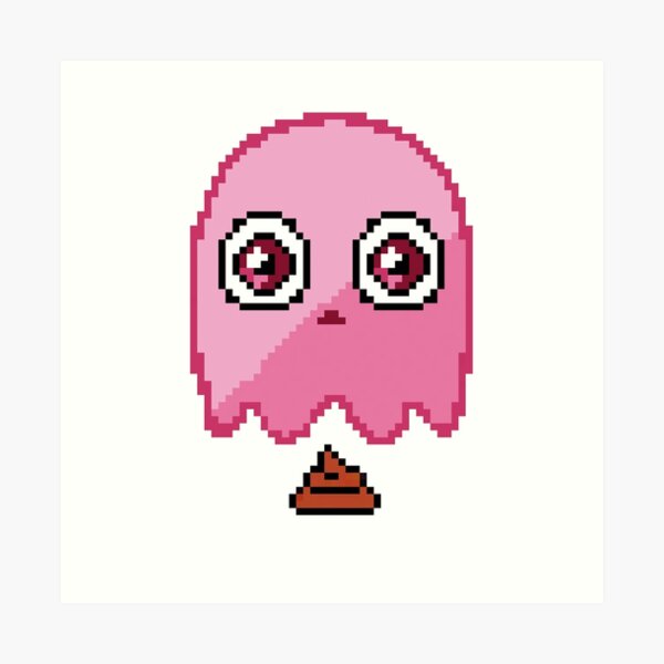 "Pooping Ghost" Art Print for Sale by iamfreire | Redbubble