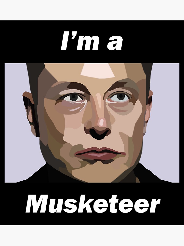 "Elon Musk " Sticker for Sale by VDKPatterns | Redbubble