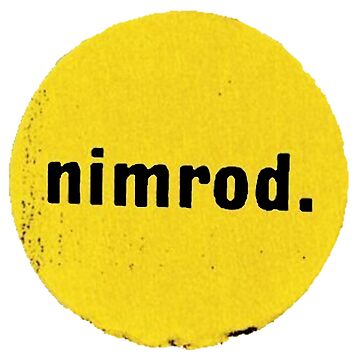 "Nimrod Logo" Sticker for Sale by troggy | Redbubble