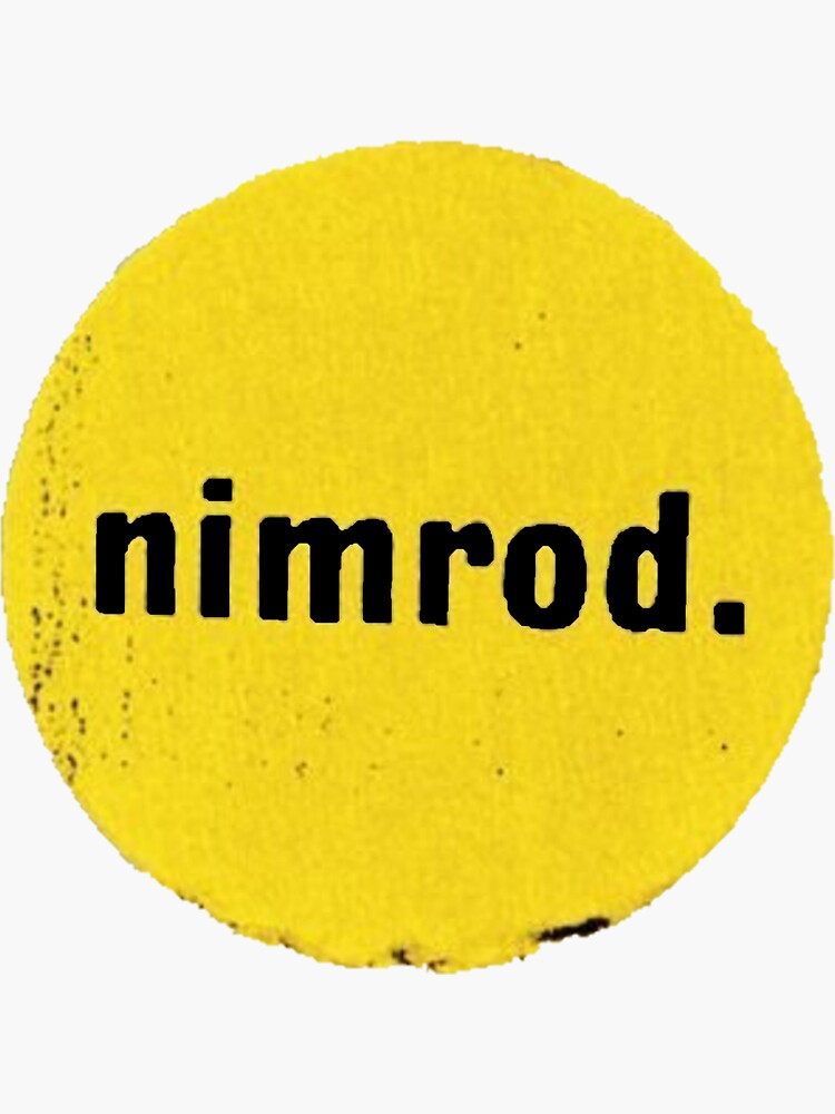 "Nimrod Logo" Sticker for Sale by troggy | Redbubble