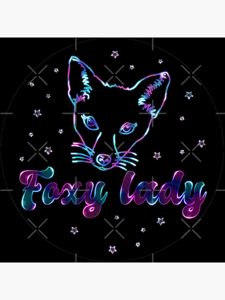 "Foxy lady" Poster for Sale by SisterStars | Redbubble