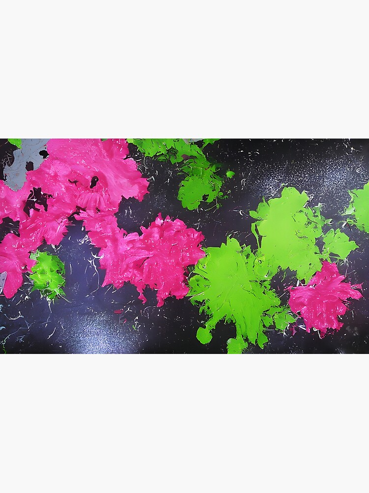 "Neon pink and green paint splatter" Poster for Sale by fizzribbit ...