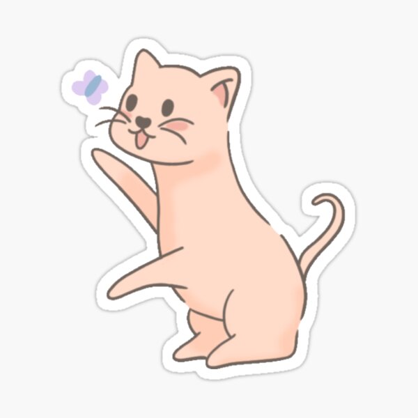 "cat life is perfect" Sticker for Sale by DesginTrend | Redbubble