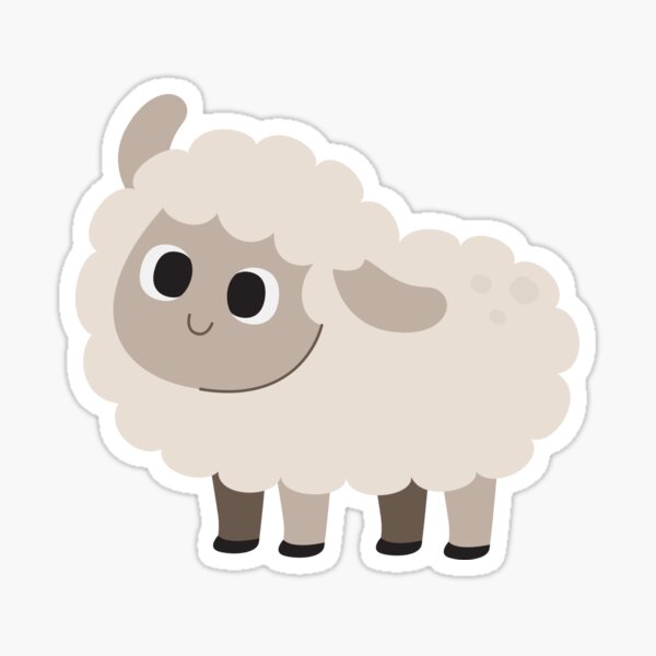 "little cutie sheep" Sticker for Sale by yingyongyong | Redbubble