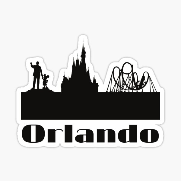 "Orlando " Sticker for Sale by TAOR | Redbubble