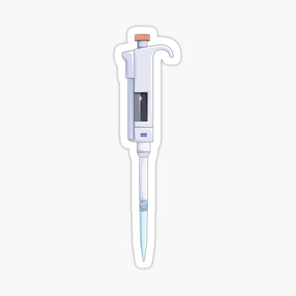"Pipette used in research laboratory SMART" Sticker for Sale by ...