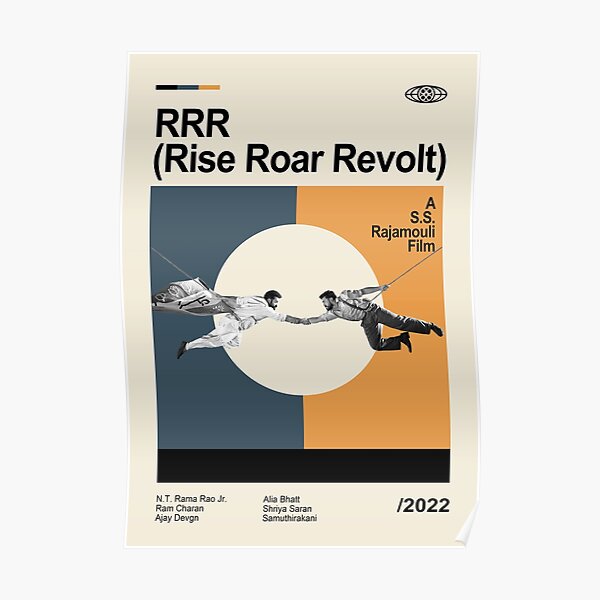 "RRR (Rise Roar Revolt) Movie" Poster for Sale by AshtynElliana | Redbubble