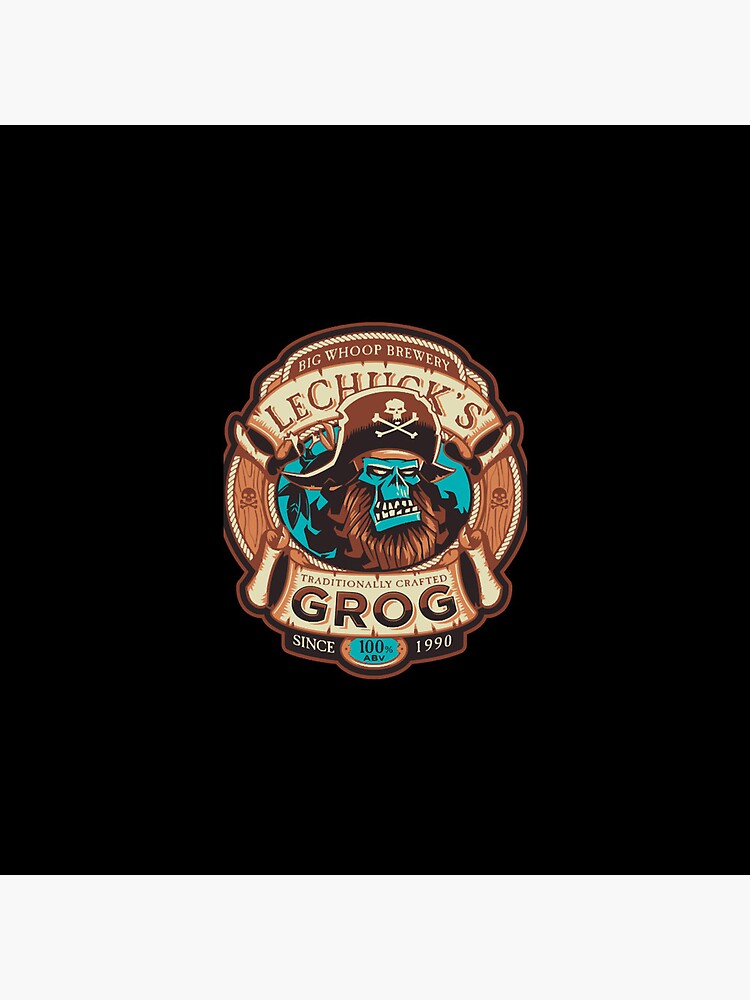 "Ghost Pirate Grog " Pin for Sale by ValianShop | Redbubble