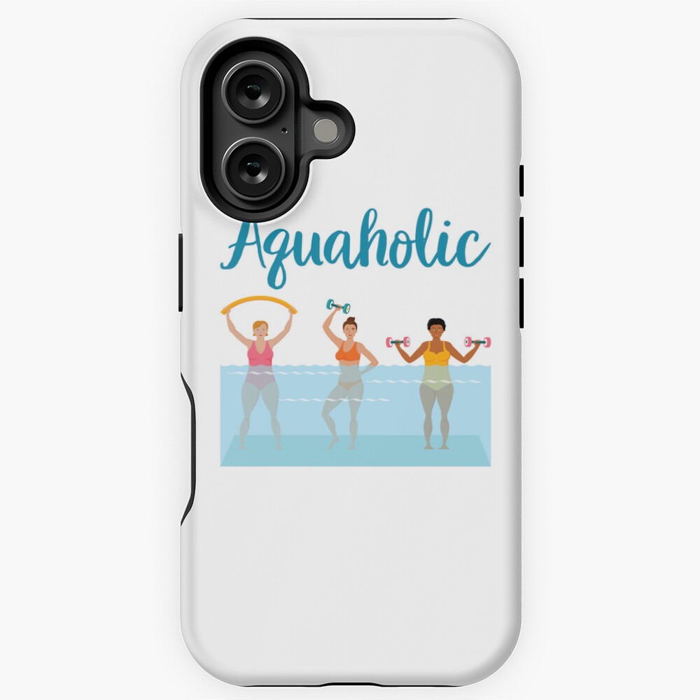 "Aquaholic Water Aerobics" Sticker for Sale by jaygo | Redbubble