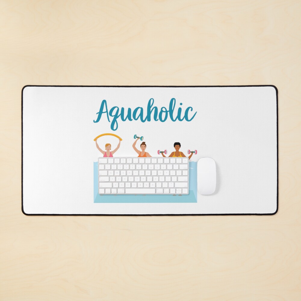 "Aquaholic Water Aerobics" Sticker for Sale by jaygo | Redbubble