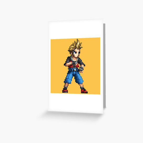 "Zell Idle Final Fantasy VIII Pixel Art" Greeting Card for Sale by ...