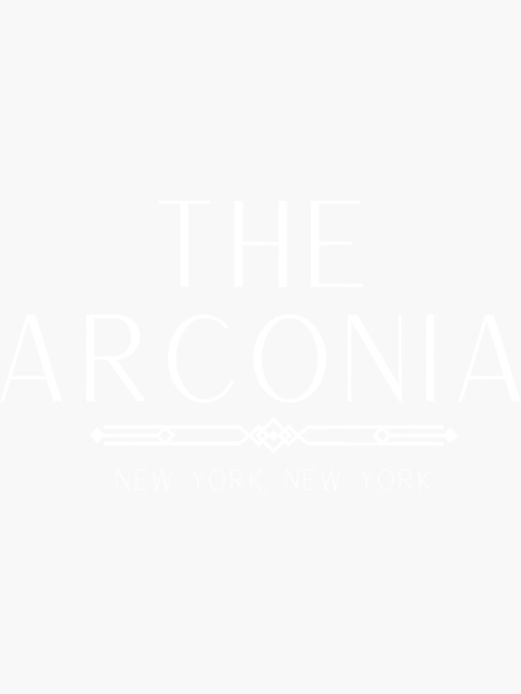 "Only Murders in the Building The Arconia" Sticker for Sale by ...