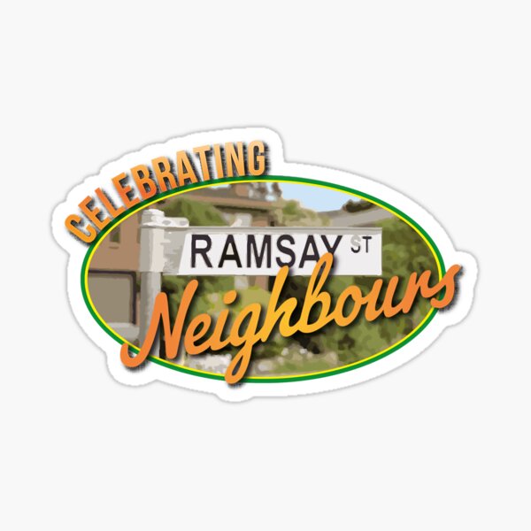 "Celebrating Neighbours " Sticker for Sale by YouEffectss | Redbubble