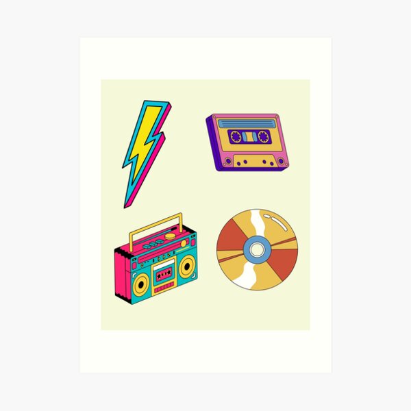 "Vintage Retro 80s Music Fan Accessories For Music Lovers And Music ...