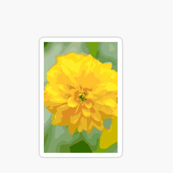 "Yellow Flower" Sticker for Sale by SLfirefly | Redbubble