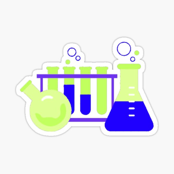 "Chemistry Sticker " Sticker for Sale by ScienceLoverHub | Redbubble