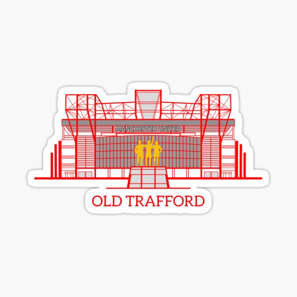"Old Trafford Stadium" Sticker for Sale by Digitalaja | Redbubble