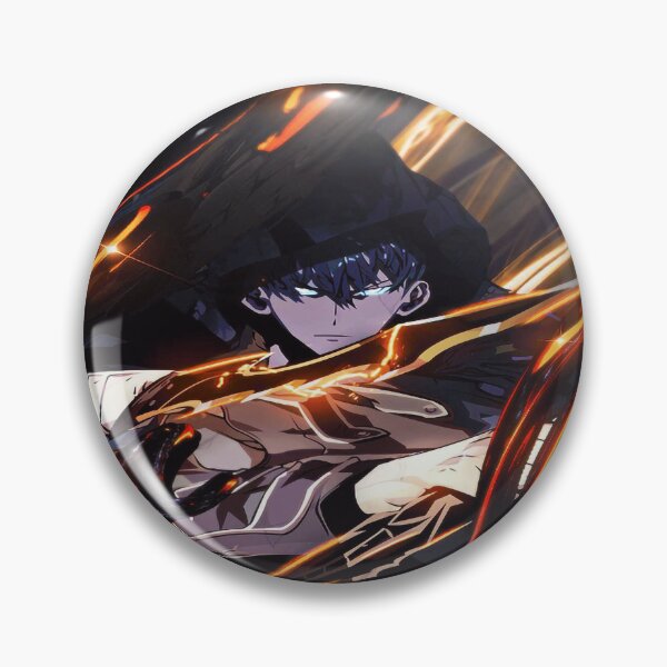 "Sung Jin Woo - Solo Leveling" Pin for Sale by OtakuEmporium | Redbubble