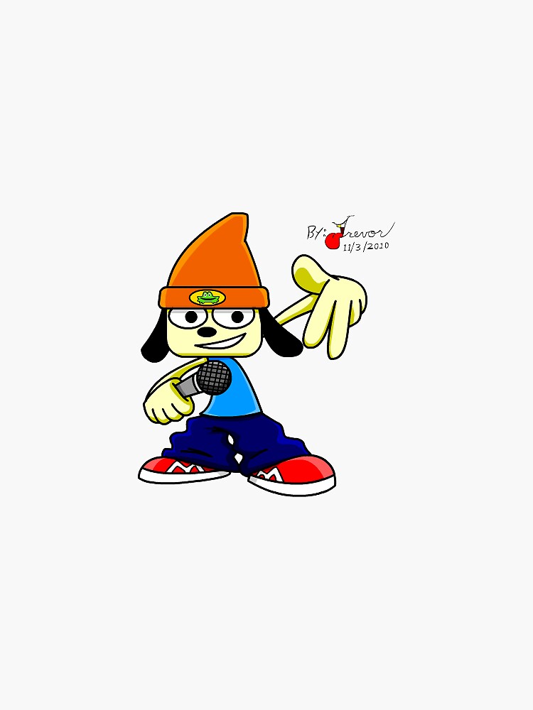 "Parappa the rapper" Sticker for Sale by Rovertarthead | Redbubble