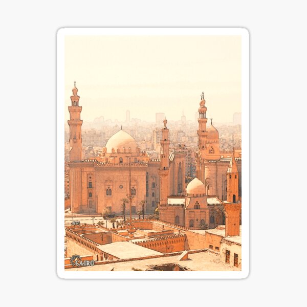 "Cairo Egypt City" Sticker for Sale by PostersStickers | Redbubble