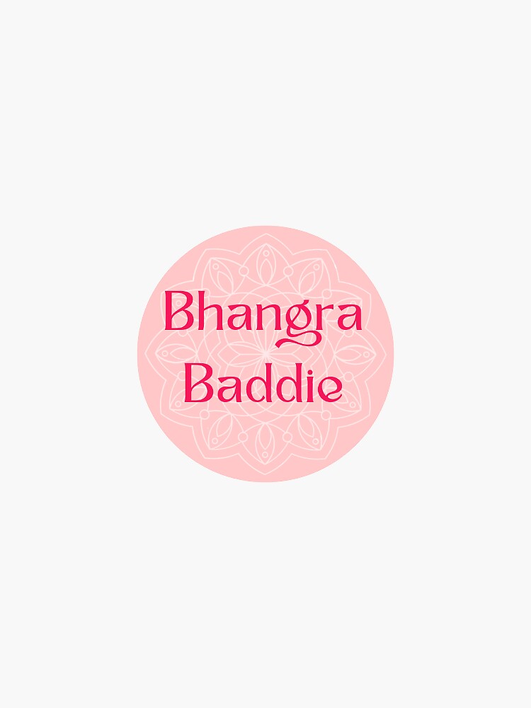 "Bhangra Baddie Mandala" Sticker for Sale by Blue-Hayze | Redbubble