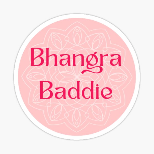 "Bhangra Baddie Mandala" Sticker for Sale by Blue-Hayze | Redbubble