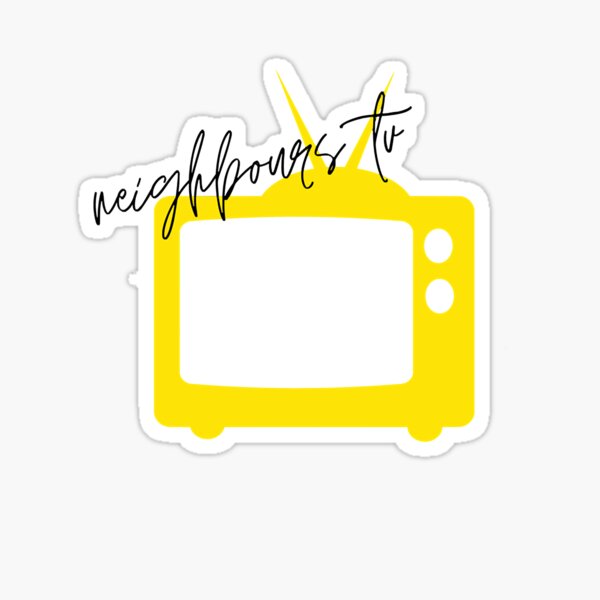 "neighbours tv " Sticker for Sale by YouEffectss | Redbubble