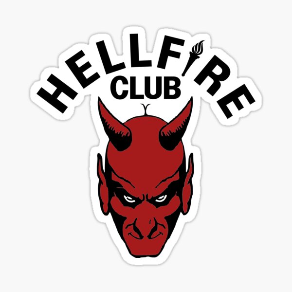 "eddie stranger things hellfire club t-shirts and stickers" Sticker for ...