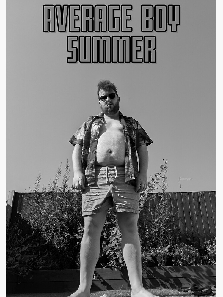 "AVERAGE BOY SUMMER 2022" Sticker for Sale by MacaroniPrince | Redbubble