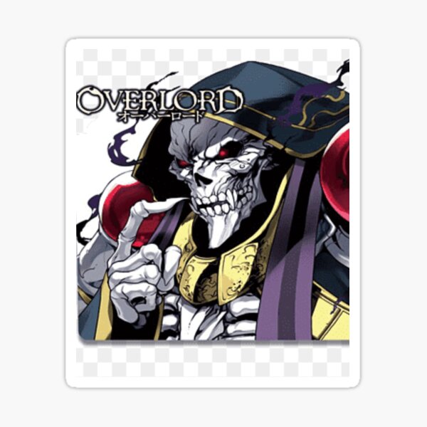 "Overlord Anime" Sticker for Sale by hichamArt93 | Redbubble