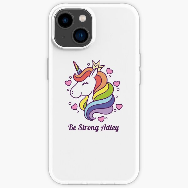 "Be Strong Adley, Unicorn Birthday, Funny Gift Kids" iPhone Case for ...