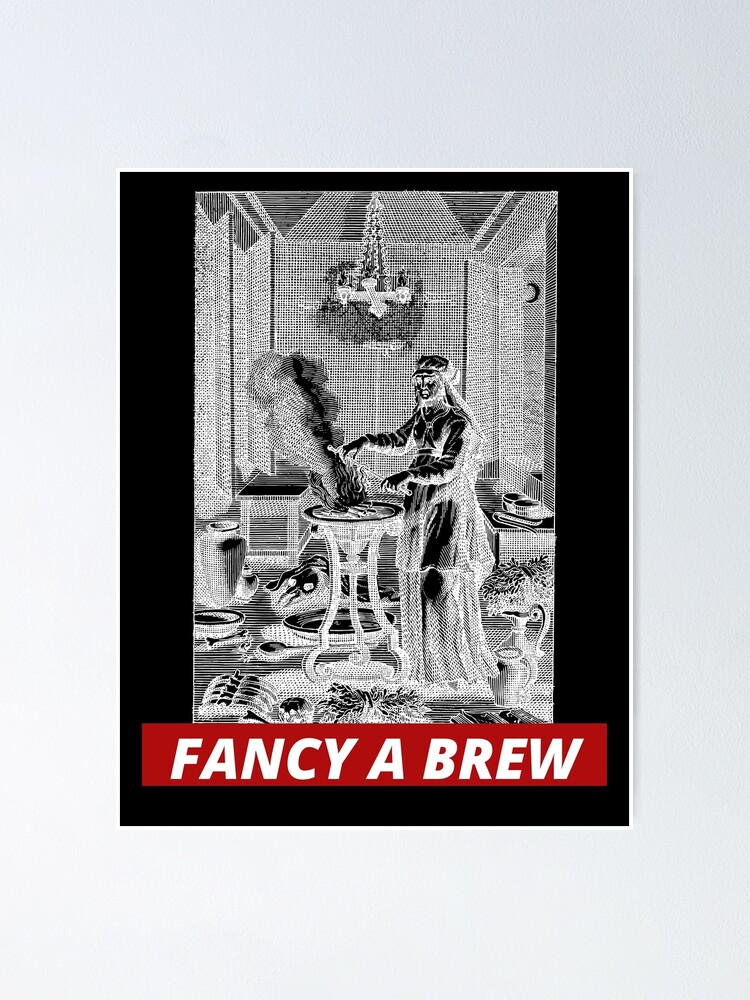 "Fancy a brew" Poster for Sale by GREENMANFASHION | Redbubble