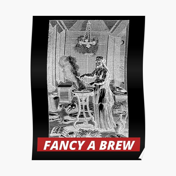 "Fancy a brew" Poster for Sale by GREENMANFASHION | Redbubble