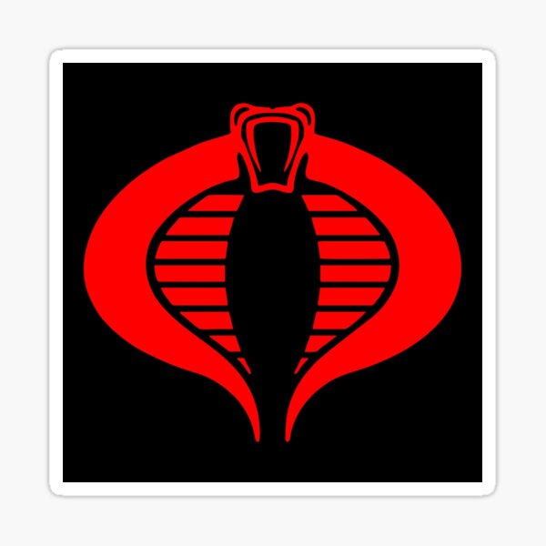 "Cobra Command Insignia Poster" Sticker for Sale by hantzfeketep ...