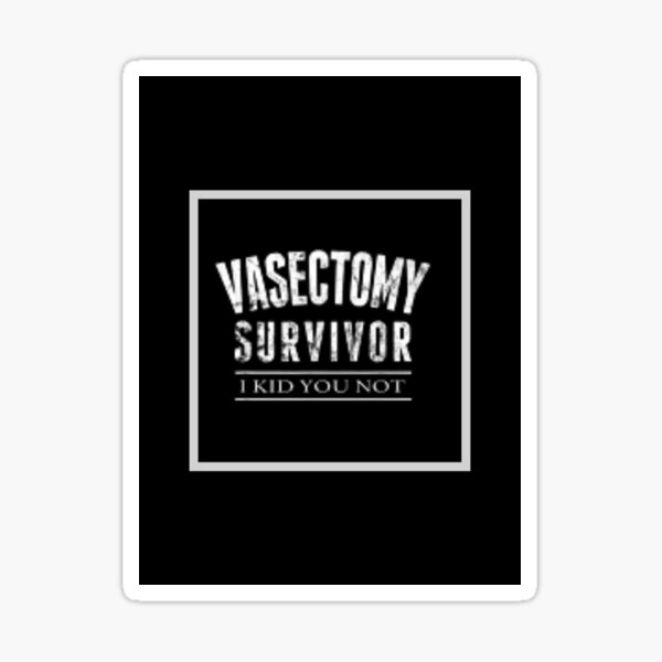 "Vasectomy Meme " Sticker for Sale by CustomTeesCA1 | Redbubble
