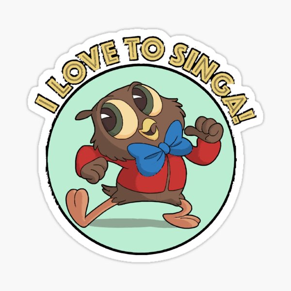 "I Love To Singa! - Limited Edition | Perfect Gift" Sticker for Sale by ...