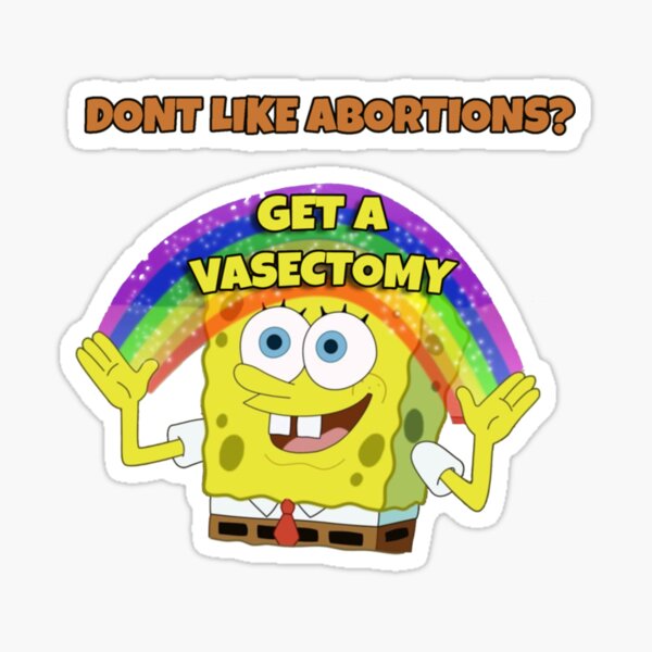 "Vasectomy Meme " Sticker for Sale by CustomTeesCA1 | Redbubble