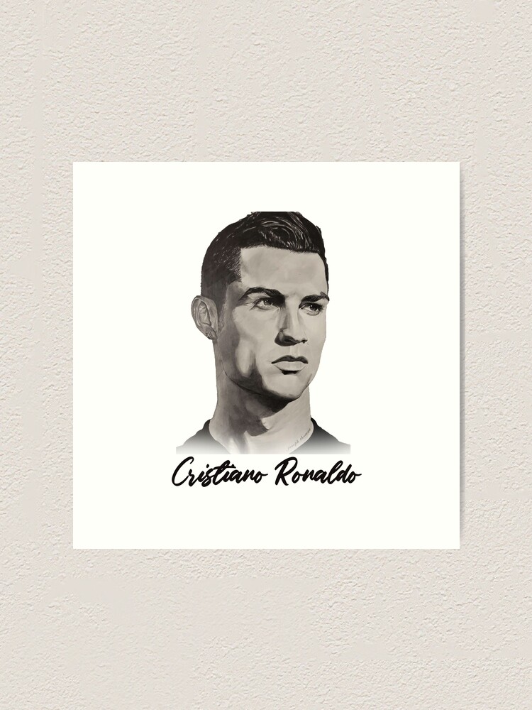 "Cristiano Ronaldo Drawing Designs" Art Print for Sale by umi-allaround ...