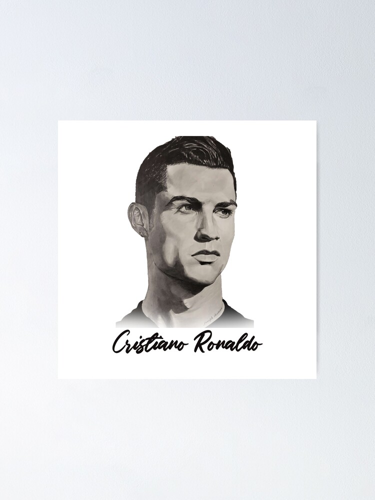 "Cristiano Ronaldo Drawing Designs" Poster for Sale by umi-allaround ...