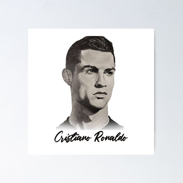 "Cristiano Ronaldo Drawing Designs" Poster for Sale by umi-allaround ...