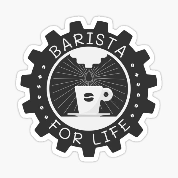 "Barista For Life | Coffee Espresso Machine Barista Gear | Black ...