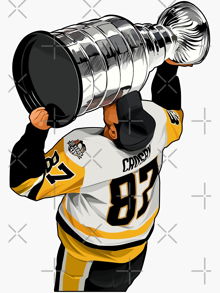 "Sidney Crosby #87 Kiss The Cup" Sticker for Sale by GreatestWall ...
