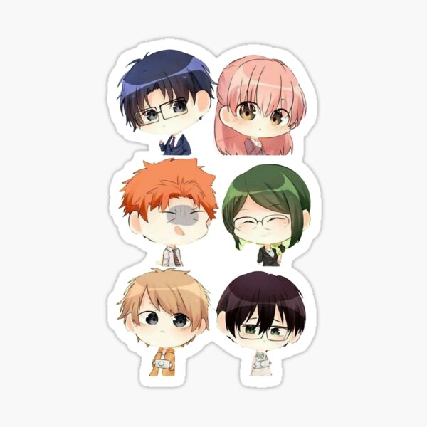 "chibi wotakoi love is hard for otaku" Sticker for Sale by ...