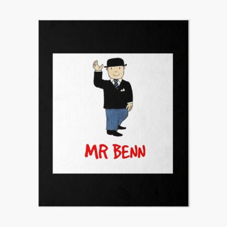 "Mr Benn cartoon 80s 70s Poster" Art Board Print for Sale by ...
