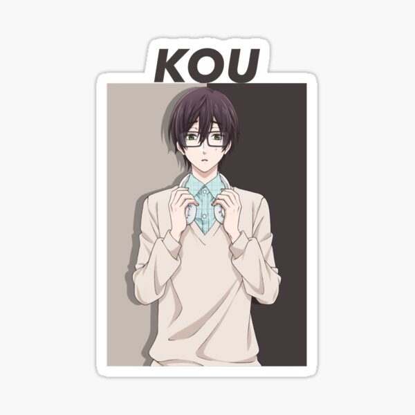 "Kou Sakuragi - Wotakoi" Sticker for Sale by pinjutsushops | Redbubble