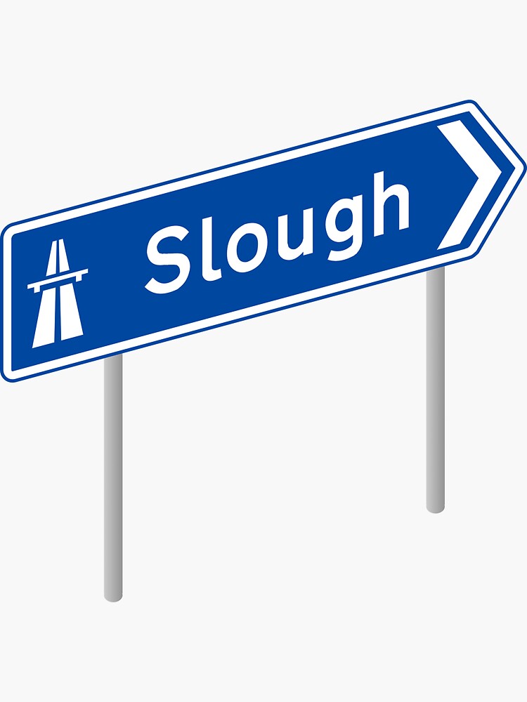 "Slough" Sticker for Sale by WordsMaps | Redbubble